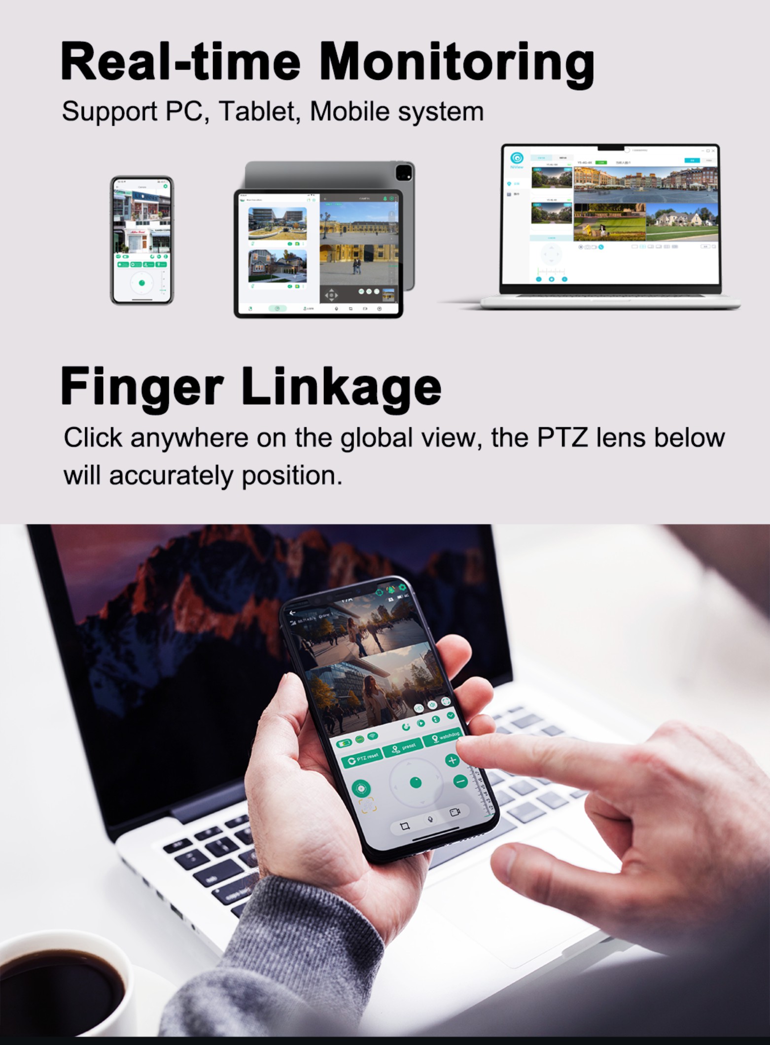 Y7A Solar Triple-Lens Linkage Camera 10X Zoom WiFi & 4G - Buy Solar ...